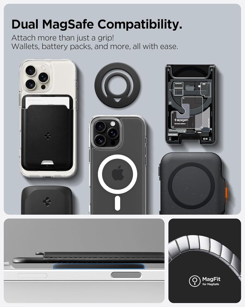 SPIGEN Dual Pop (MagFit) MagSafe Compatible for MagSafe Case/ iPhone Holder