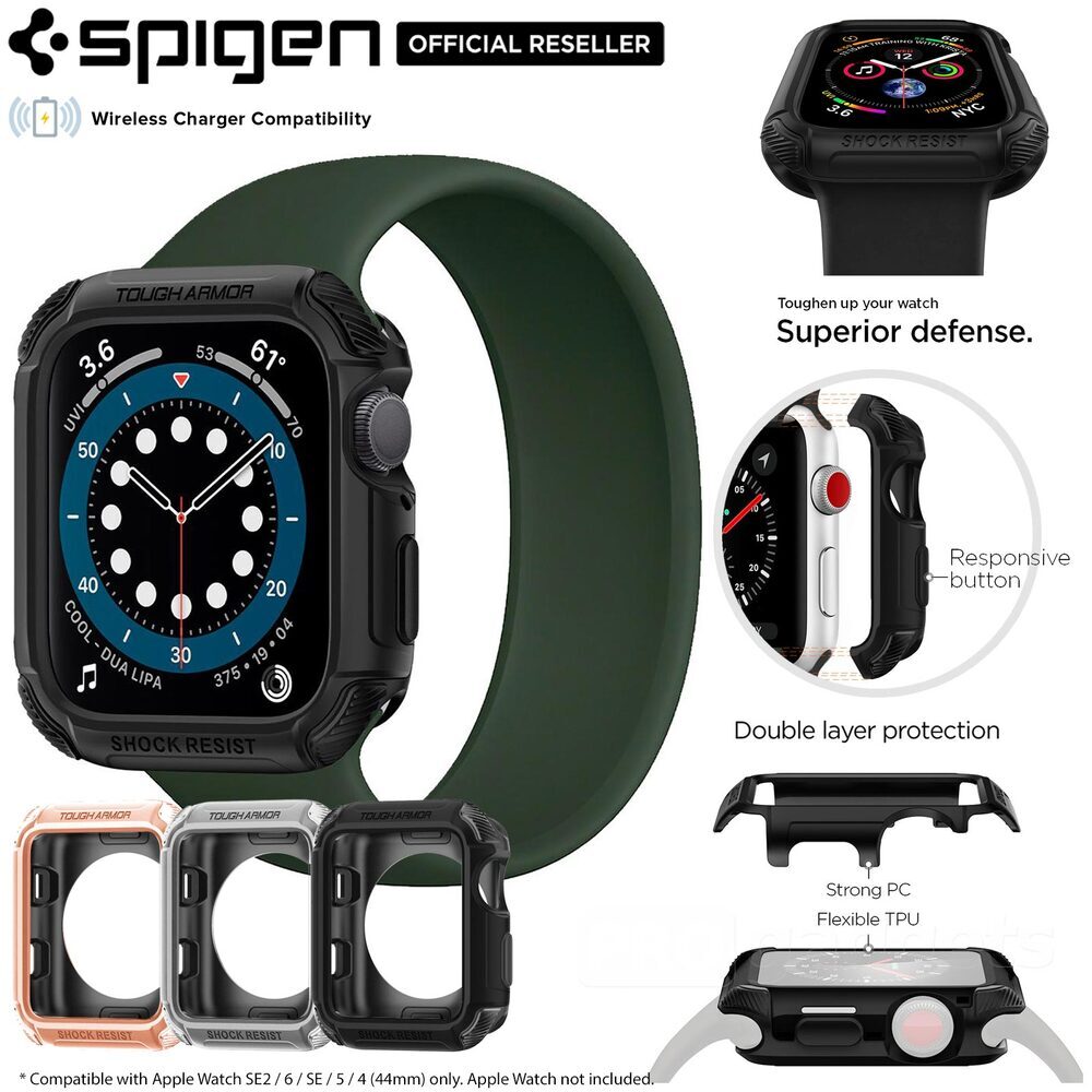 SPIGEN Tough Armor Case for Apple Watch Series SE2/6/SE/5/4 (44mm)