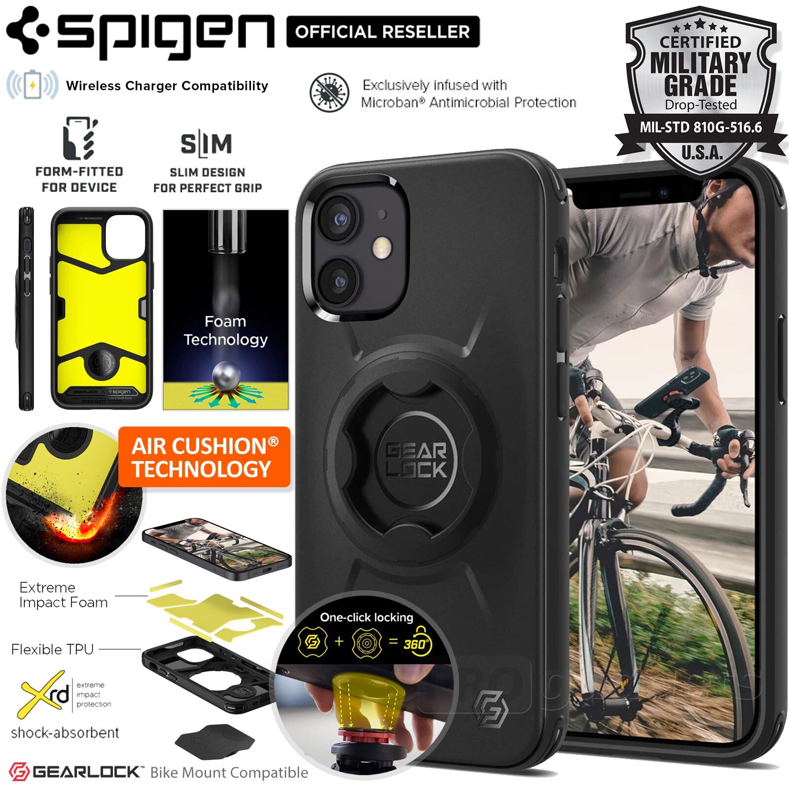 iPhone 12 mini Case Bike Mount Case GCF133
