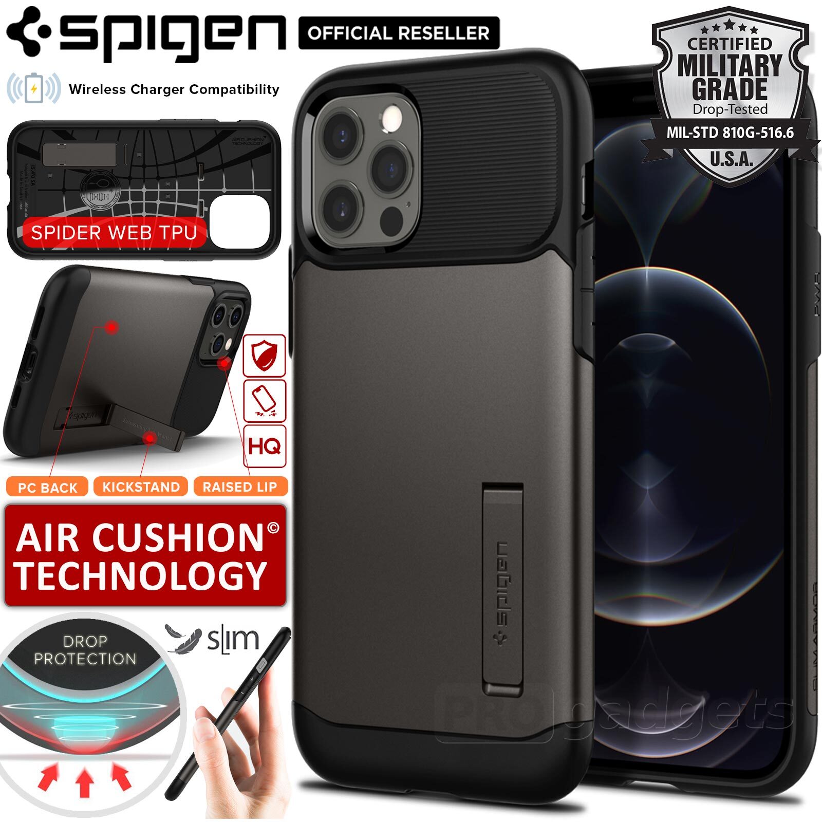 iPhone 12 / 12 Pro (6.1-inch) Case Slim Armor