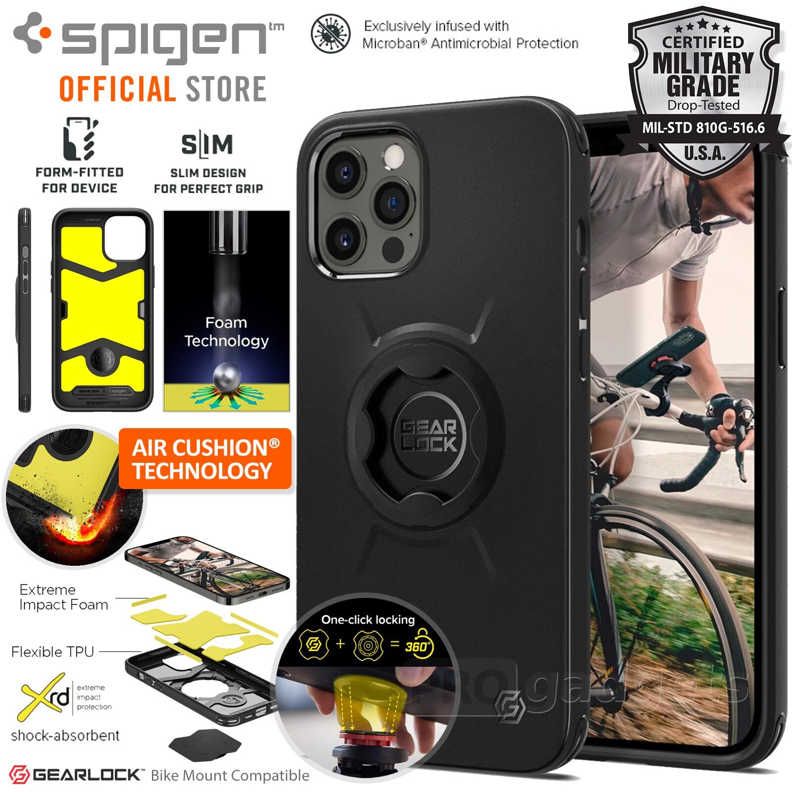 iPhone 12 Pro Max Case Bike Mount Case GCF131