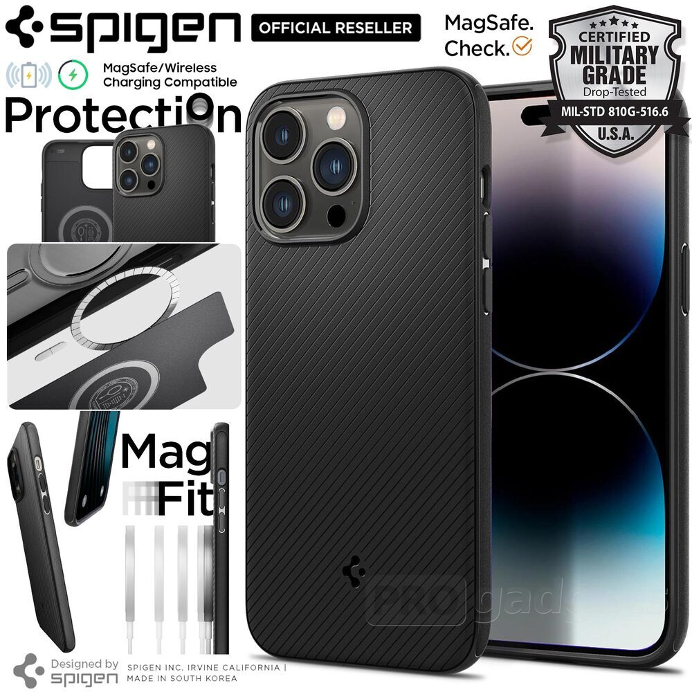 SPIGEN Core Armor Mag (MagFit) MagSafe Compatible Case for iPhone 14 Pro