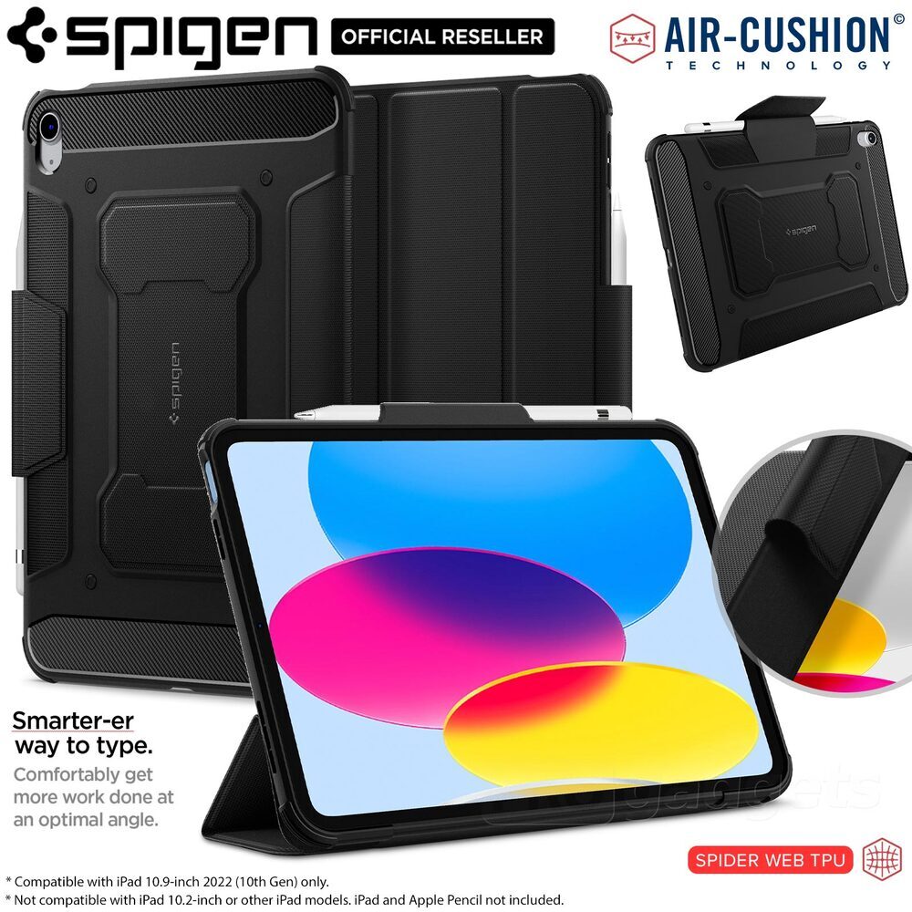 SPIGEN Rugged Armor Pro Case for iPad 10.9 2022 10th Gen