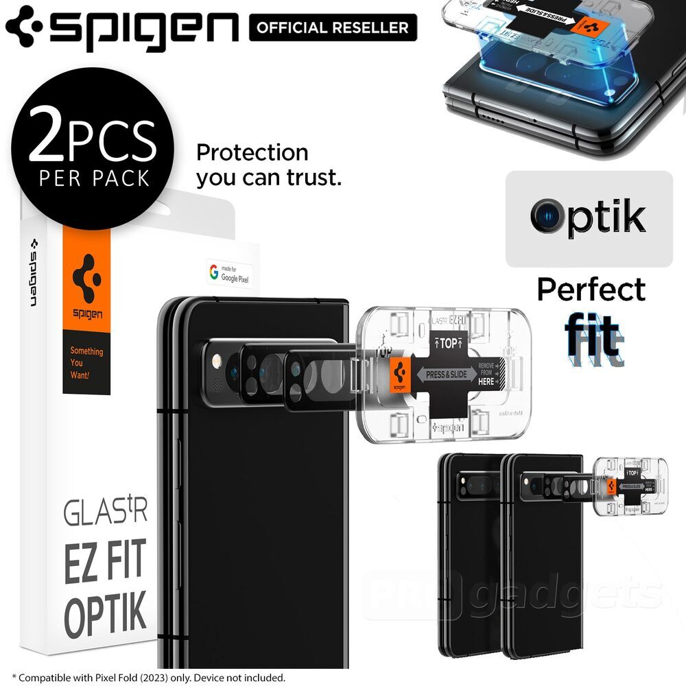 SPIGEN GLAS.tR EZ Fit Optik 2PCS Camera Lens Protector for Google Pixel ...