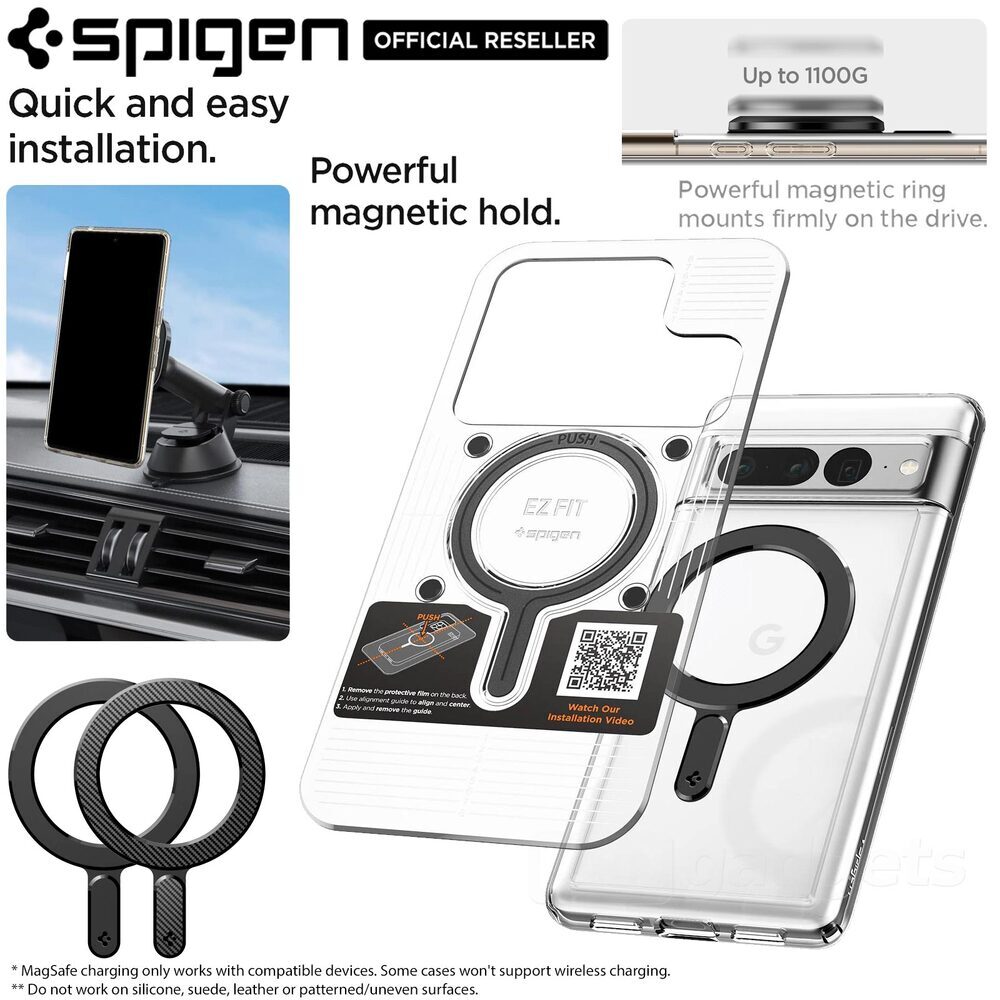 SPIGEN Magnetic Ring Plate MagFit MagSafe Compatible for Universal Phone