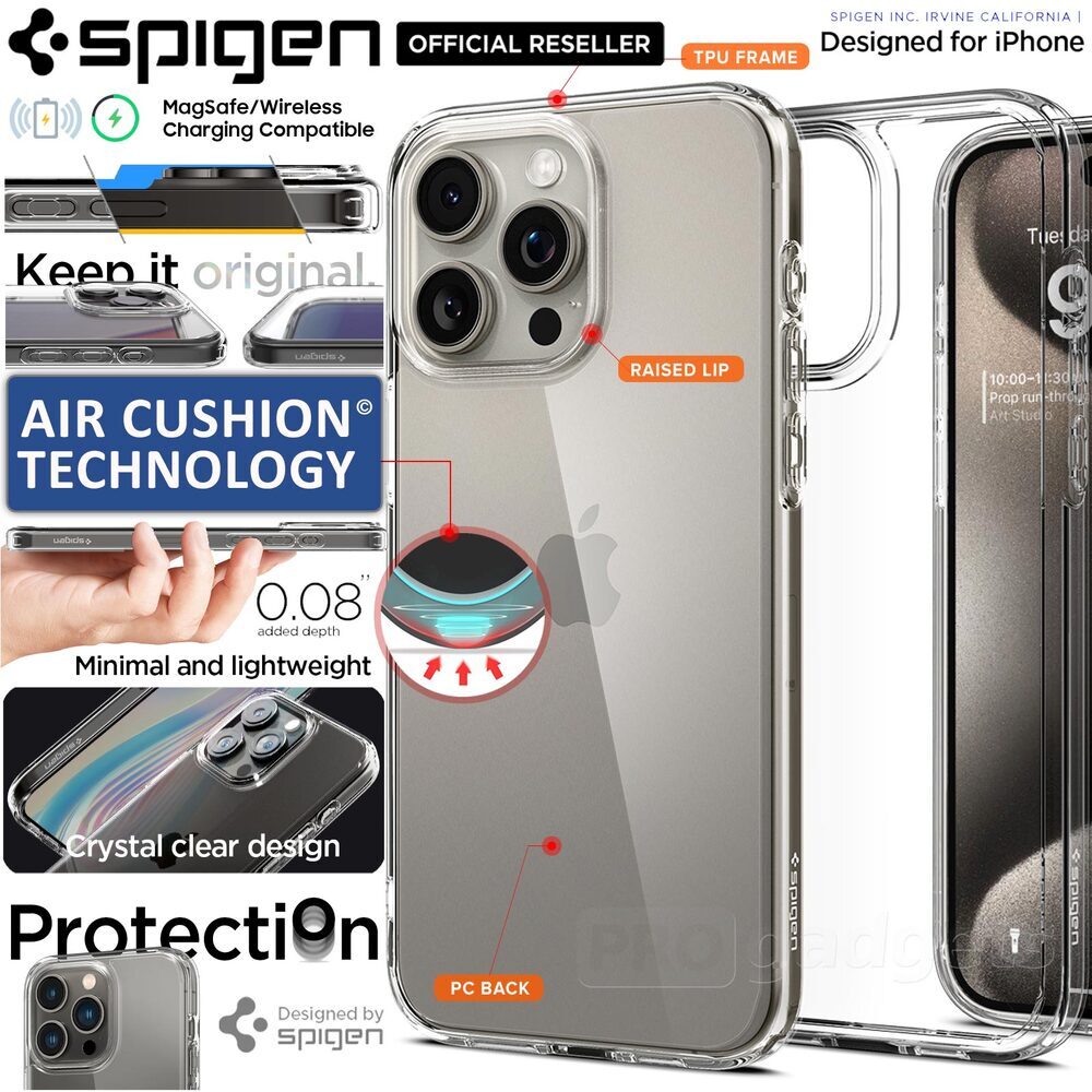 SPIGEN Ultra Hybrid Crystal Case for iPhone 15 Pro Max
