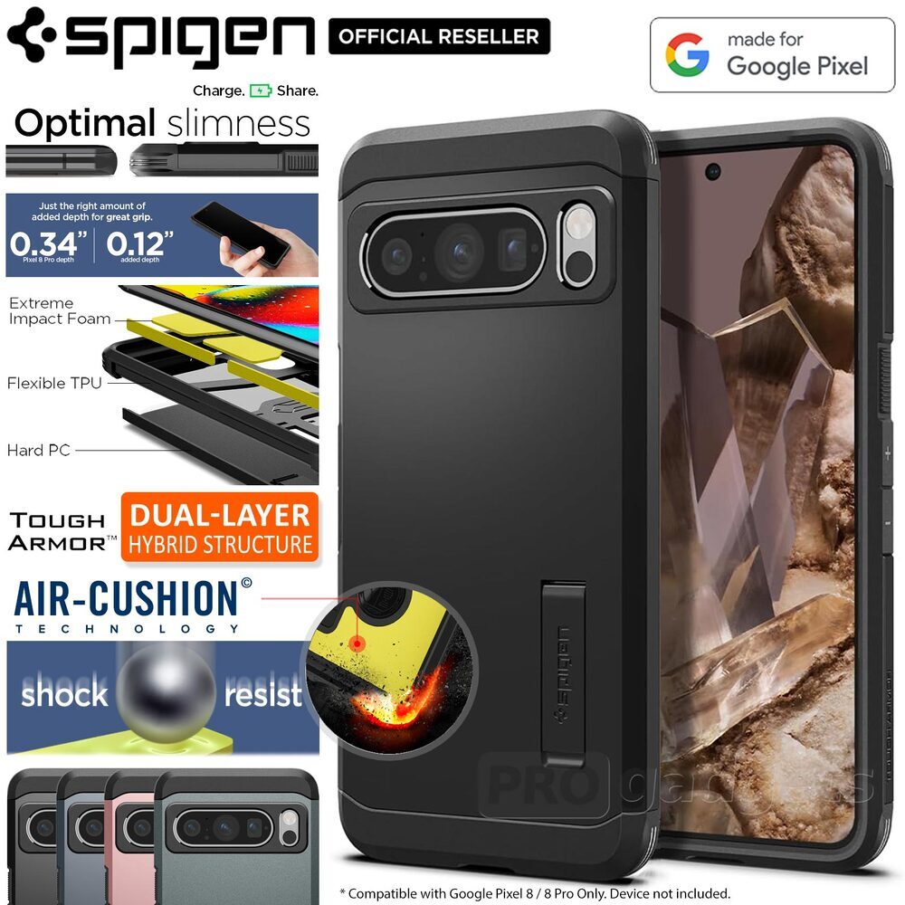 SPIGEN Tough Armor Case for Google Pixel 8 Pro