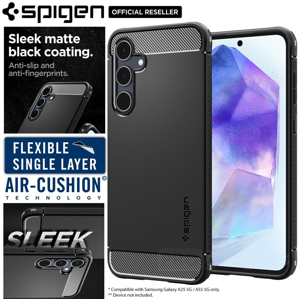 SPIGEN Rugged Armor Case for Galaxy A55 5G