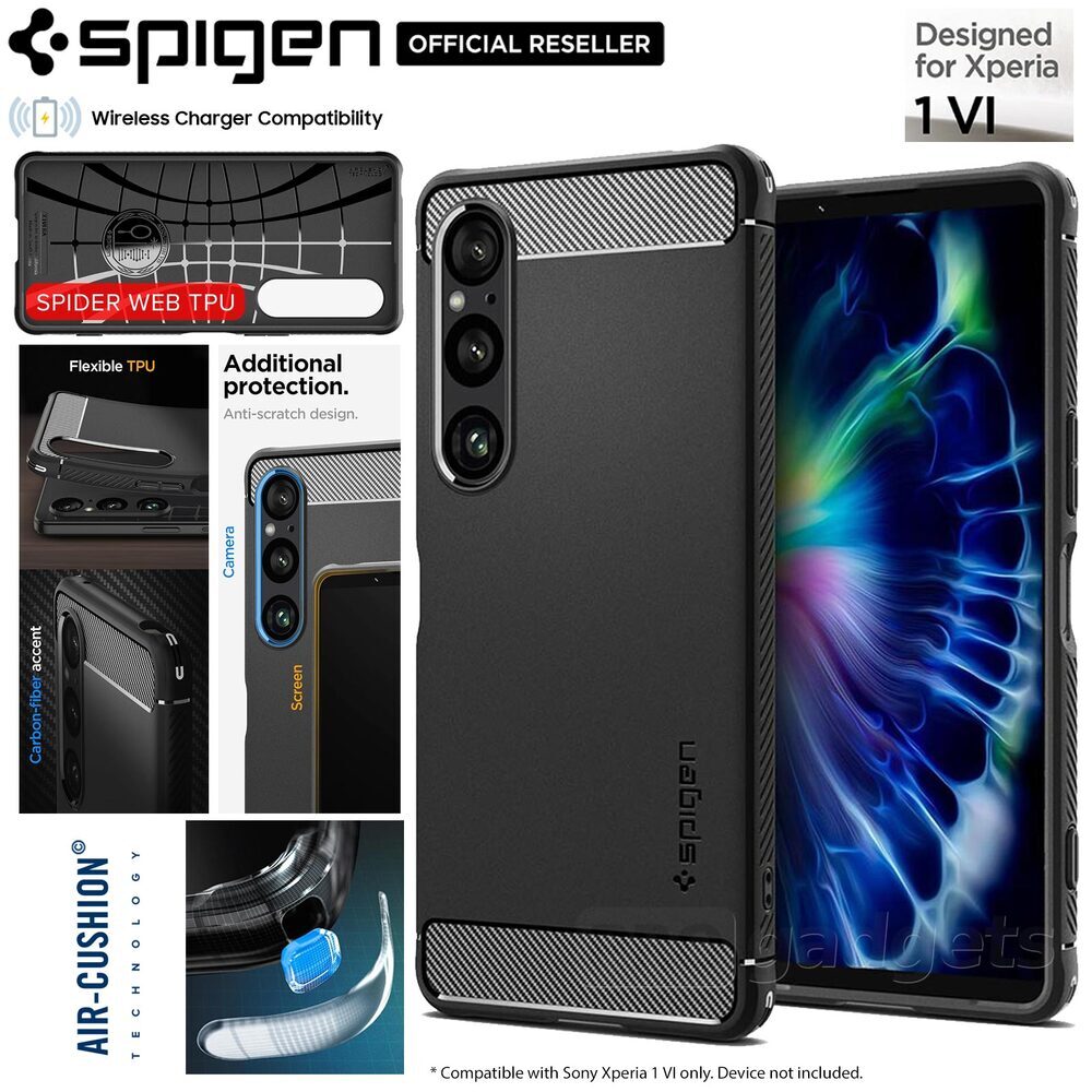 SPIGEN Rugged Armor Case for Sony Xperia 1 VI