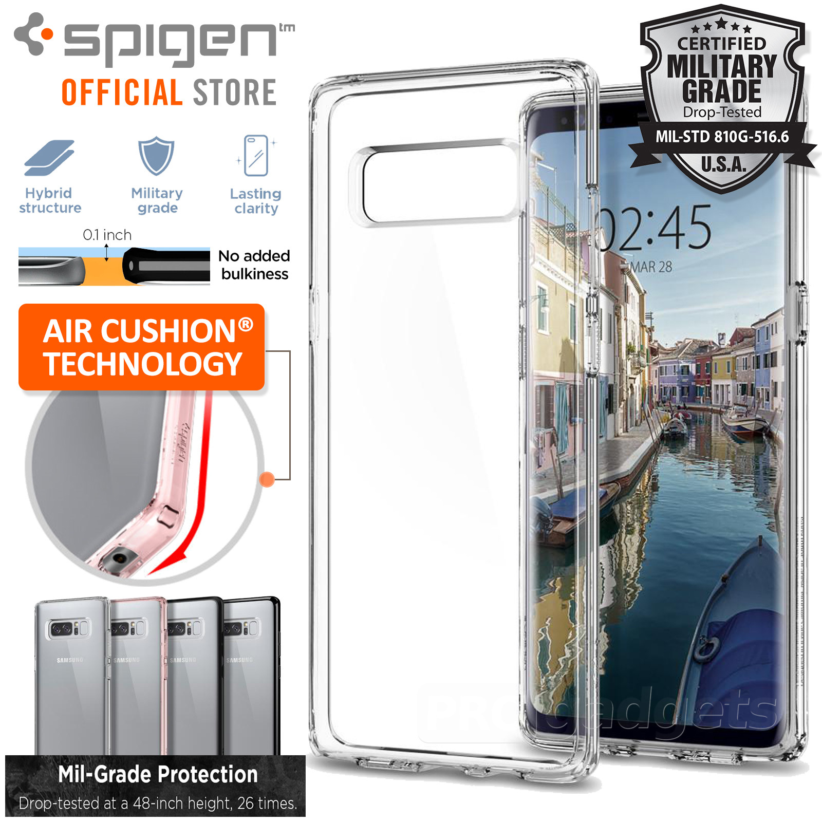 Galaxy Note 8 Case Ultra Hybrid - Spigen