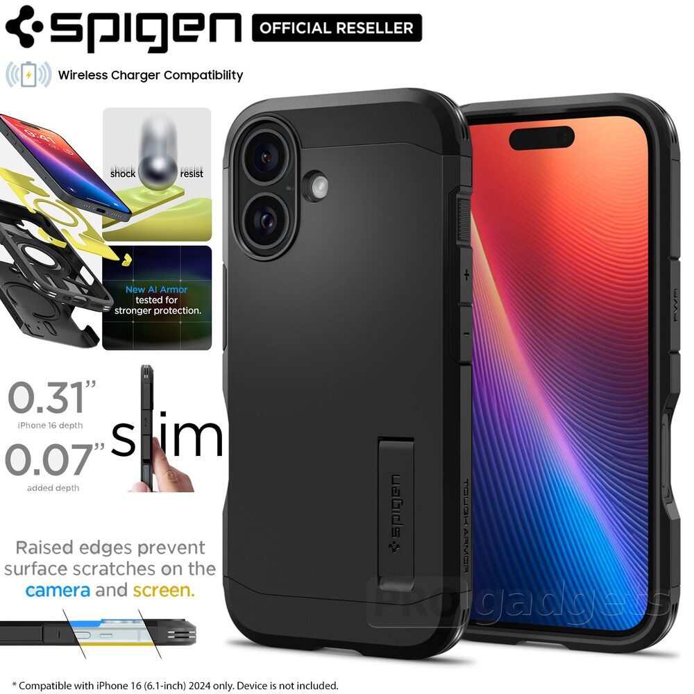 SPIGEN Tough Armor for iPhone 16 Case