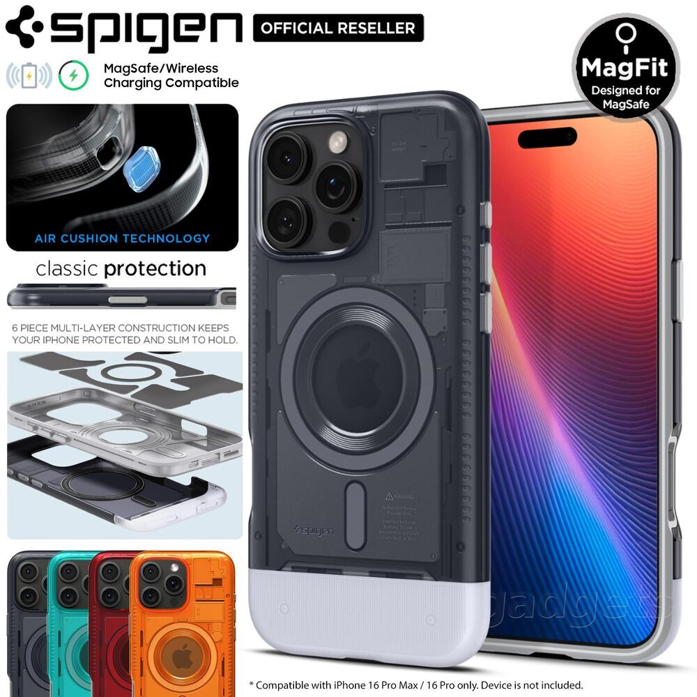 SPIGEN Classic C1 (MagFit) MagSafe Compatible for iPhone 16 Pro Case