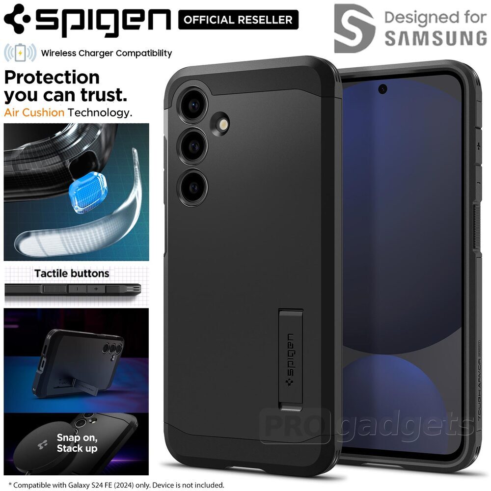 SPIGEN Tough Armor MagFit MagSafe Compatible Case for Galaxy S24 FE Case