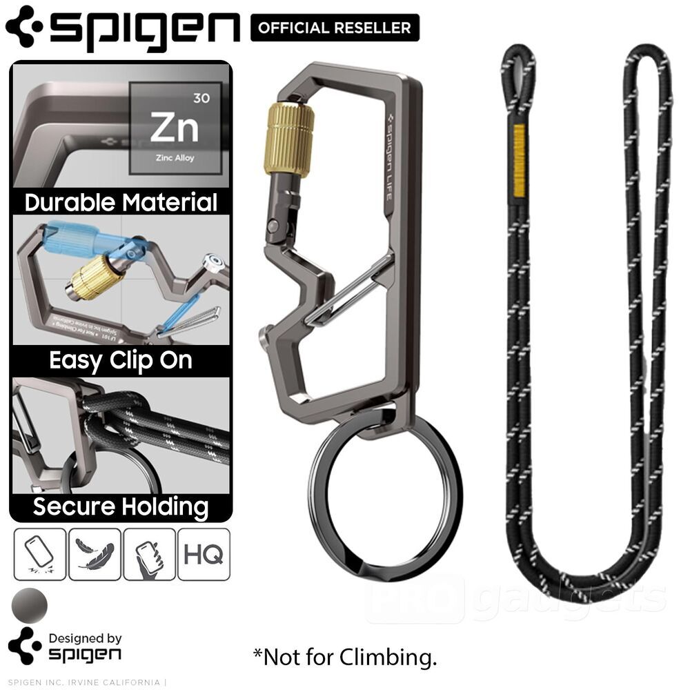 SPIGEN Carabiner with Keyring LF101 for Universal